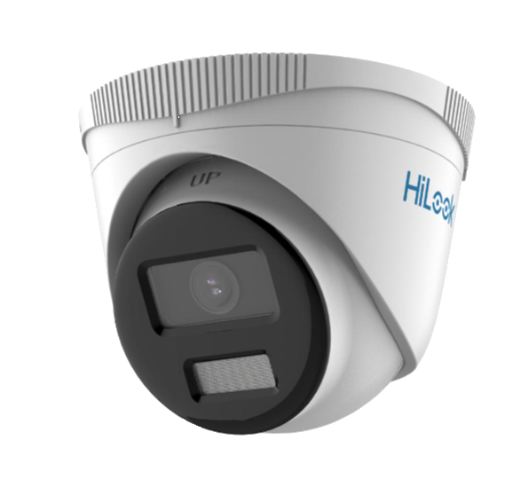 IPC-T249HA-LU 2.8mm HiLook 4MP Hybrid ColorVu & IR IP POE network turr ...